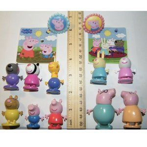 Peppa Pig | Toys | Peppa Pig Figures Set Of 4 With 1 Figures 2 Stickers ...